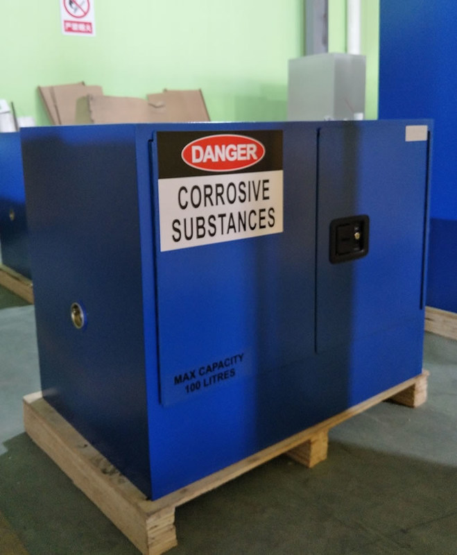 100L Australian Standard Flammable Chemical Storage Cabinet /Yellow ...