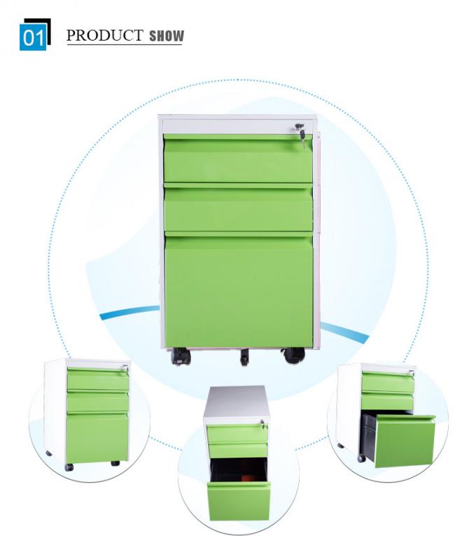Triple Drawer ISO 28001 0.7mm Office Filing Cabinets
